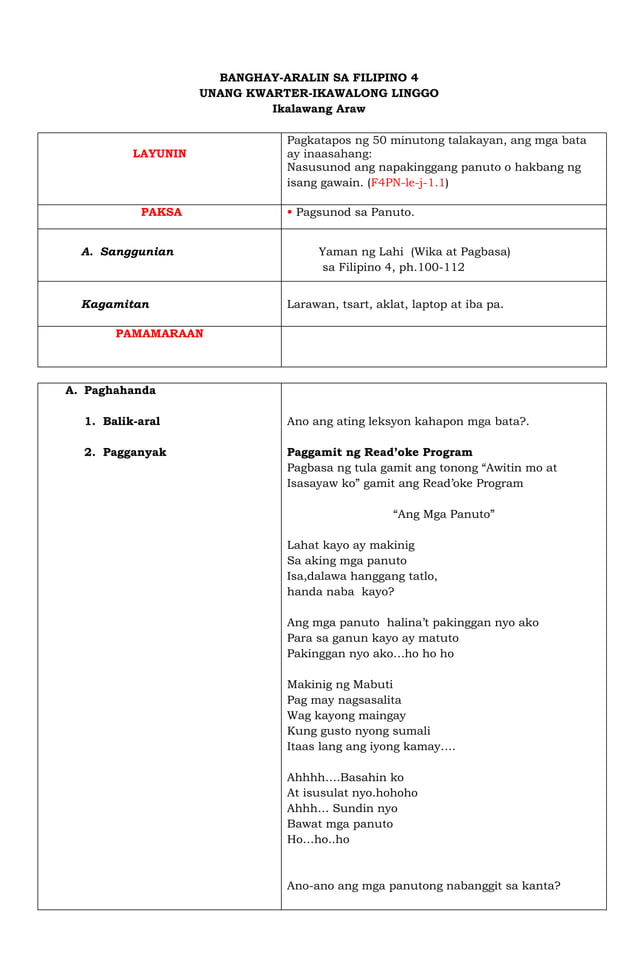 banghay aralin sa Filipino 4.docx banghay aralin sa Filipino 4.docx