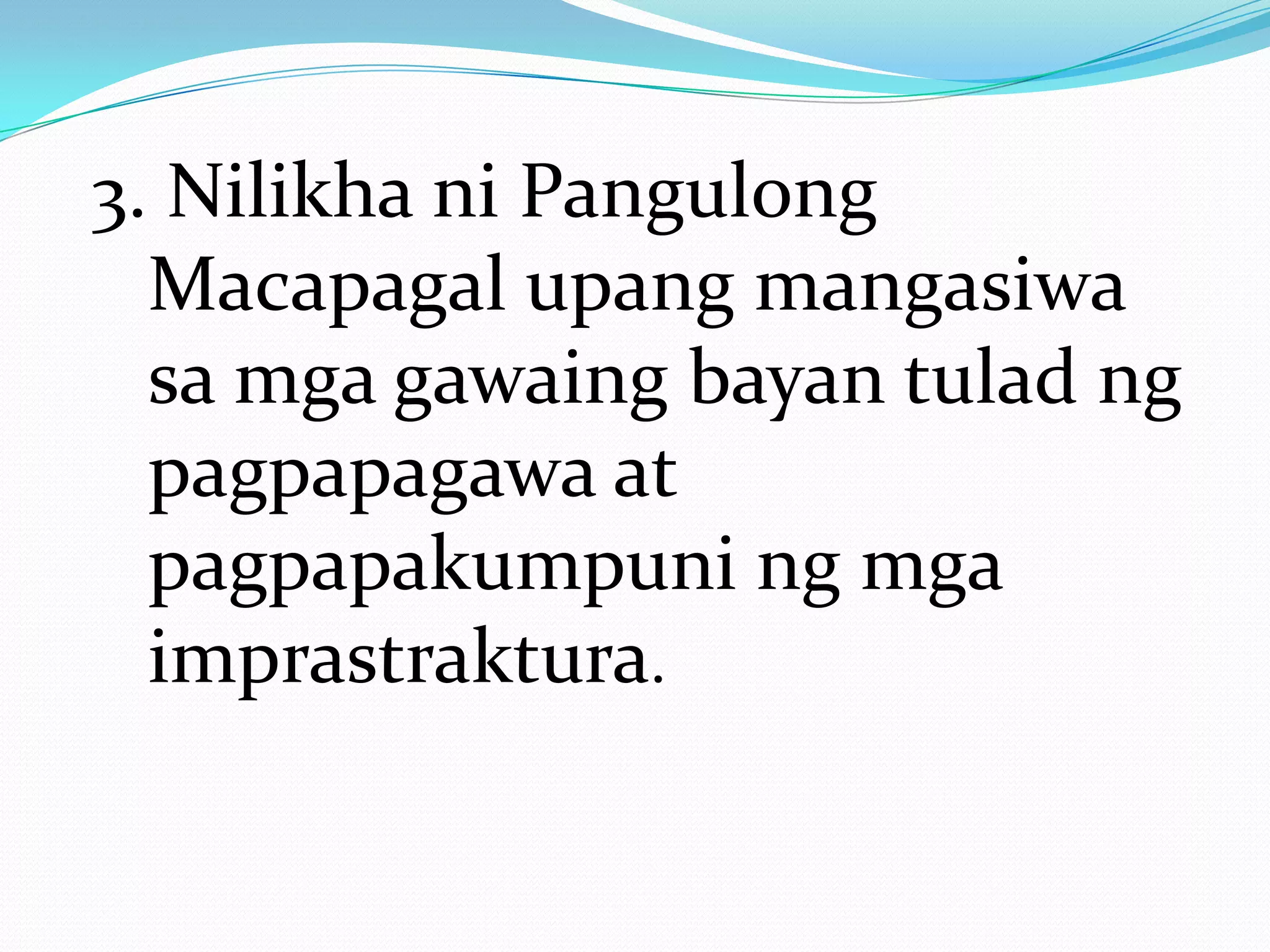Banghay aralin sa hekasi v diosdado macapagal | PPTX