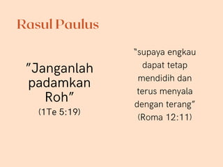 Bangkit dan layani Tuhan! | PPTX