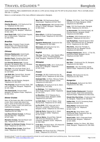 Bangkok guide | PDF