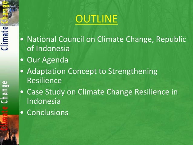 Resilience concept on climate change | PPTX | Environment | Science
