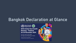 Bangkok Declaration oral health at the global radar.pdf