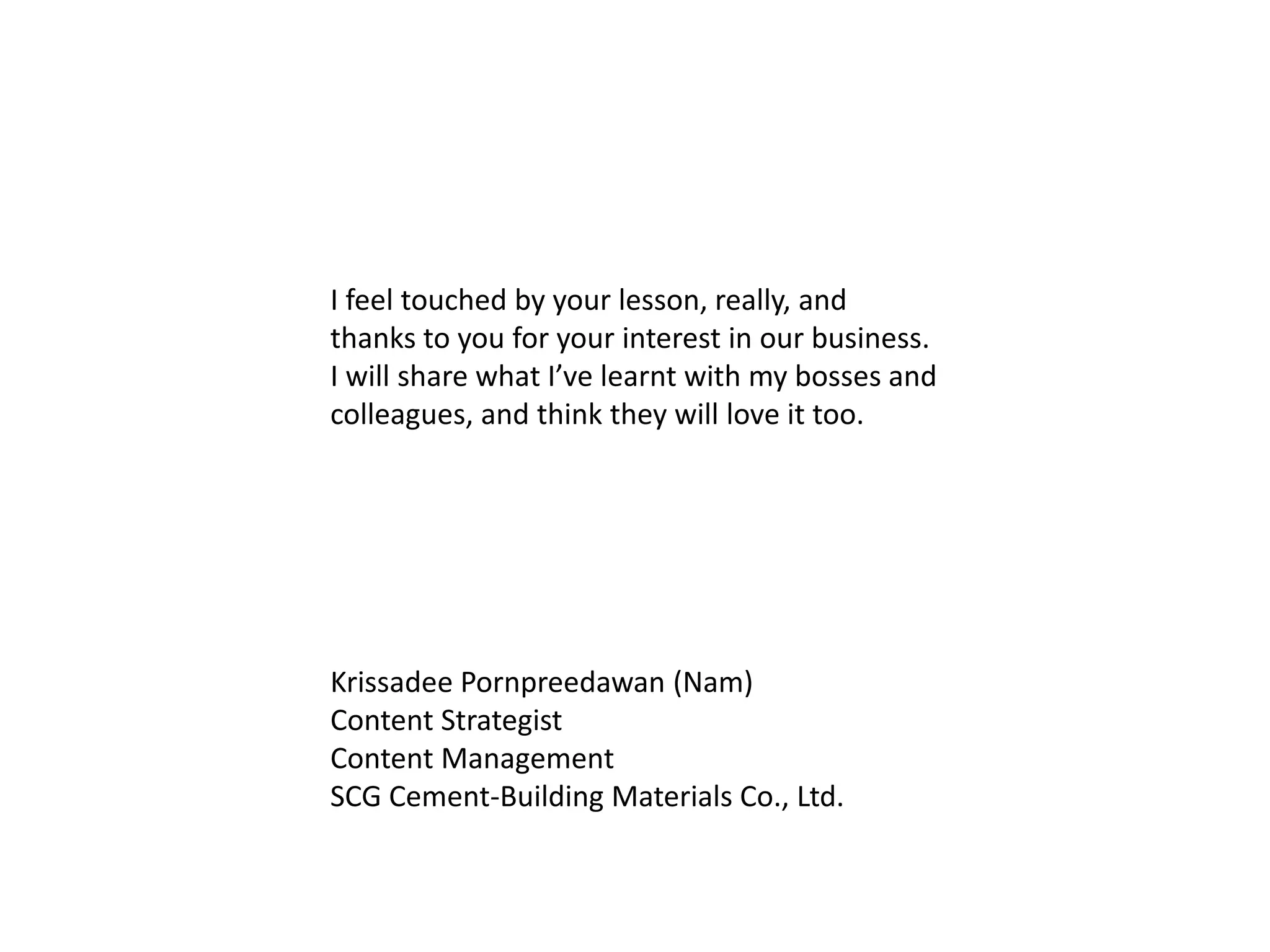 Humanising Brands Masterclass | PPTX