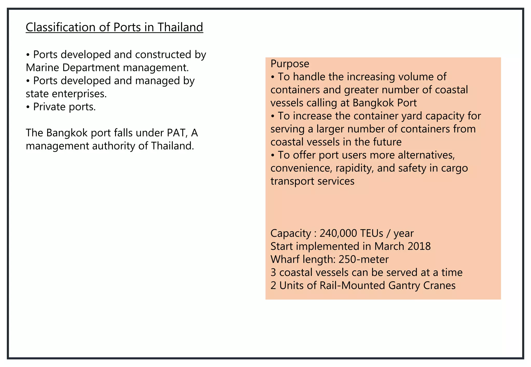 Bangkok river port case study | PPTX