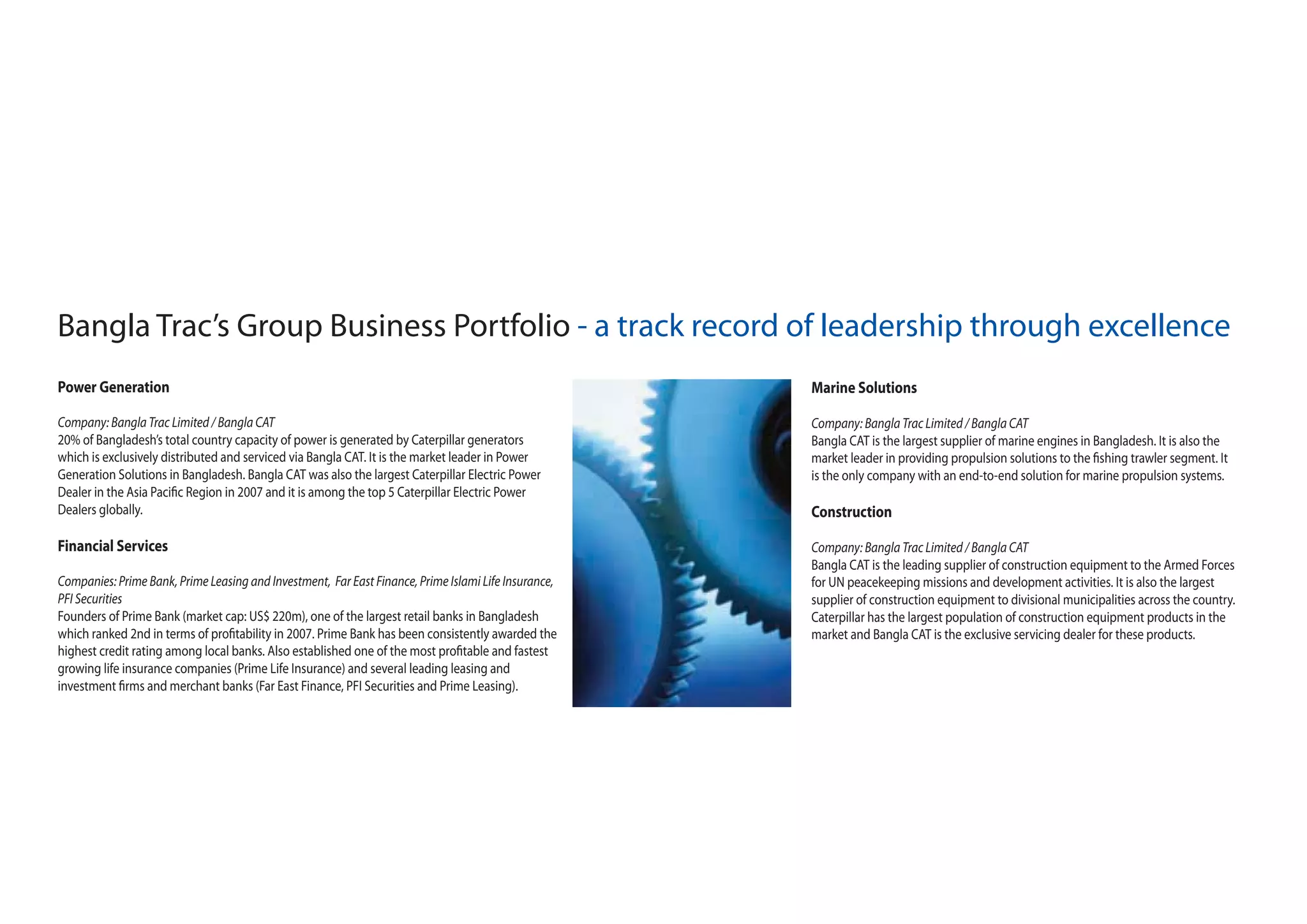 Bangla Trac Communications Brochure | PDF