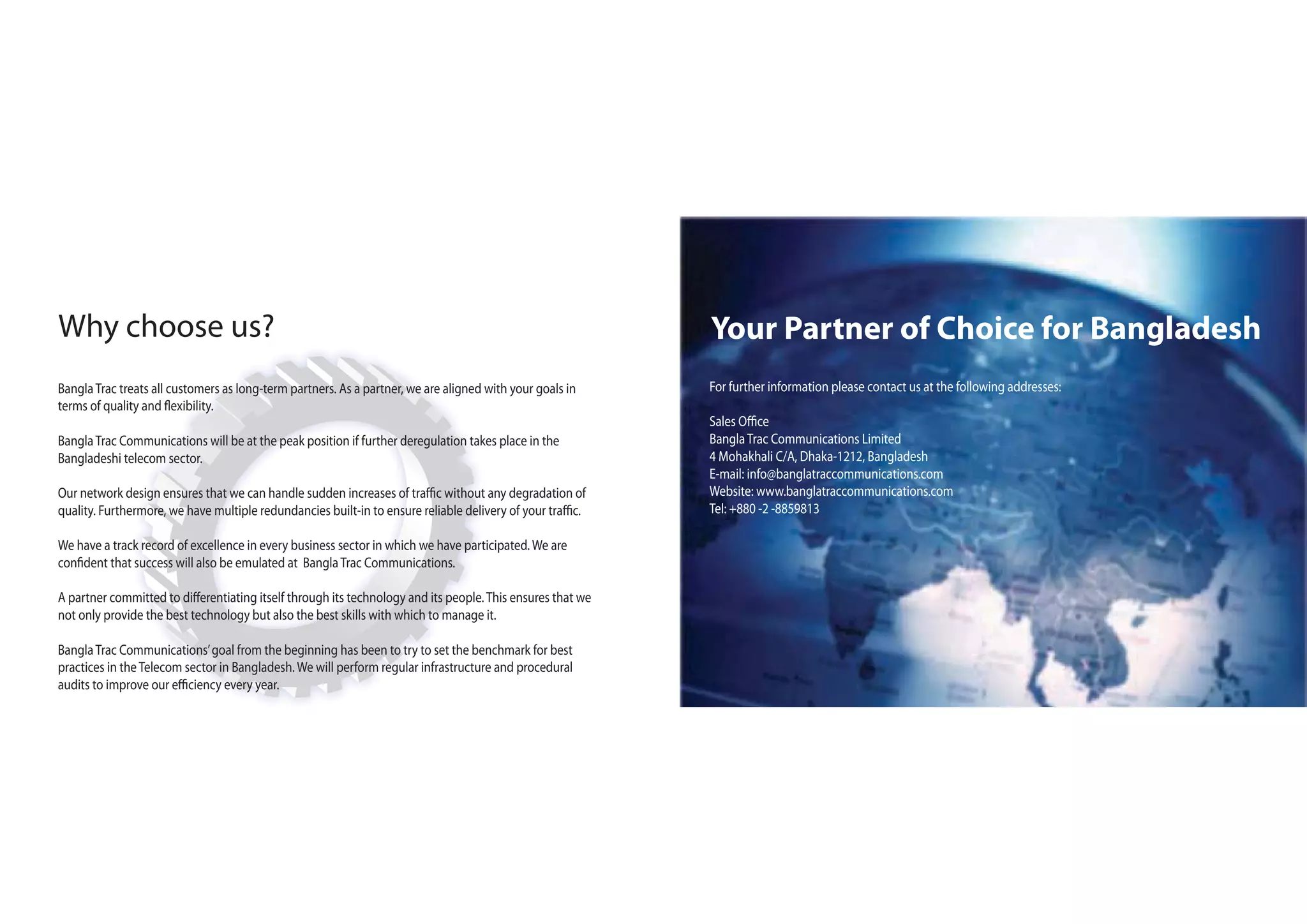 Bangla Trac Communications Brochure | PDF