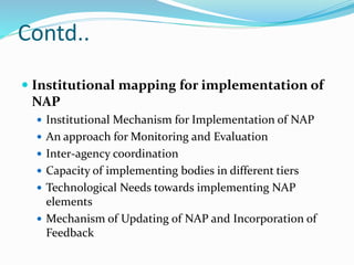 NAP process and Bangladesh | PDF