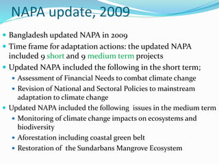 NAP process and Bangladesh | PDF