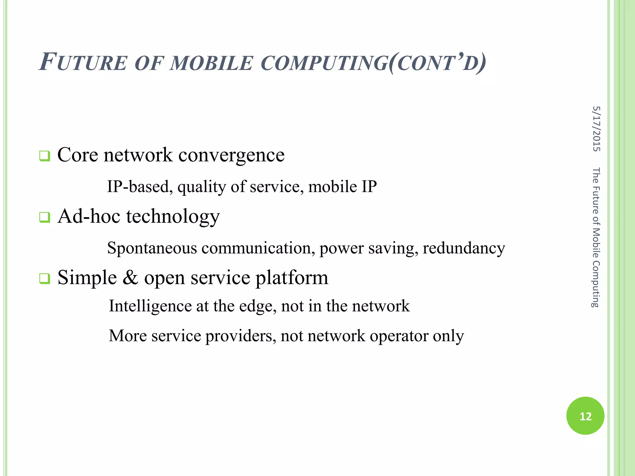 The future of mobile computing | PPTX