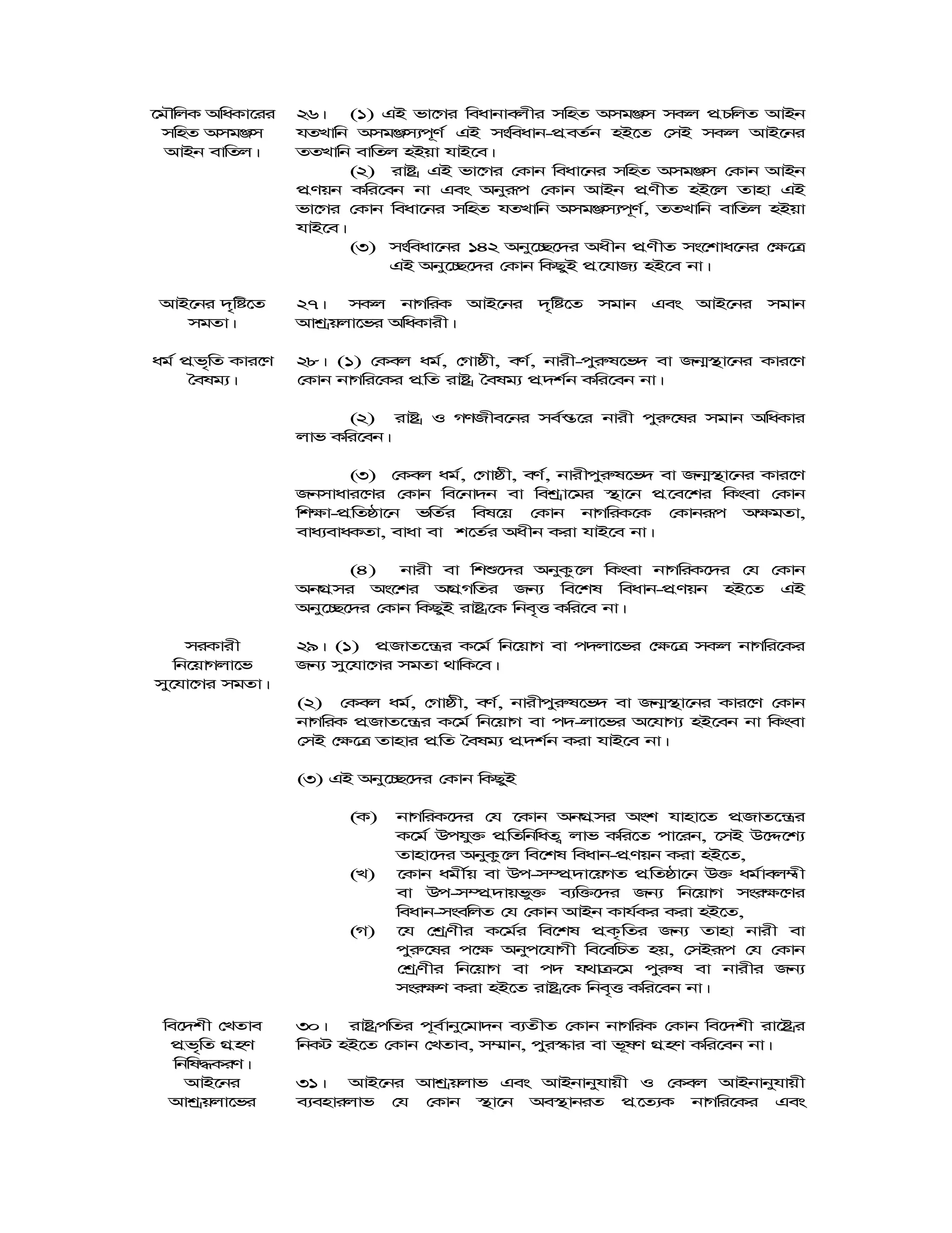 Bangladesh constitution bangla | PDF