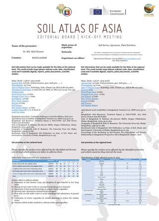 Soil Atlas of Asia: Bangladesh | PPTX