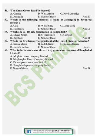 Bangladesh gas field job question solution 2021 | PDF