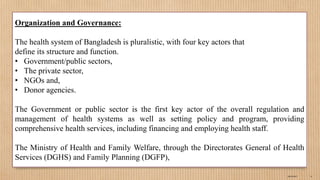 Bangladesh health care systems | PPTX