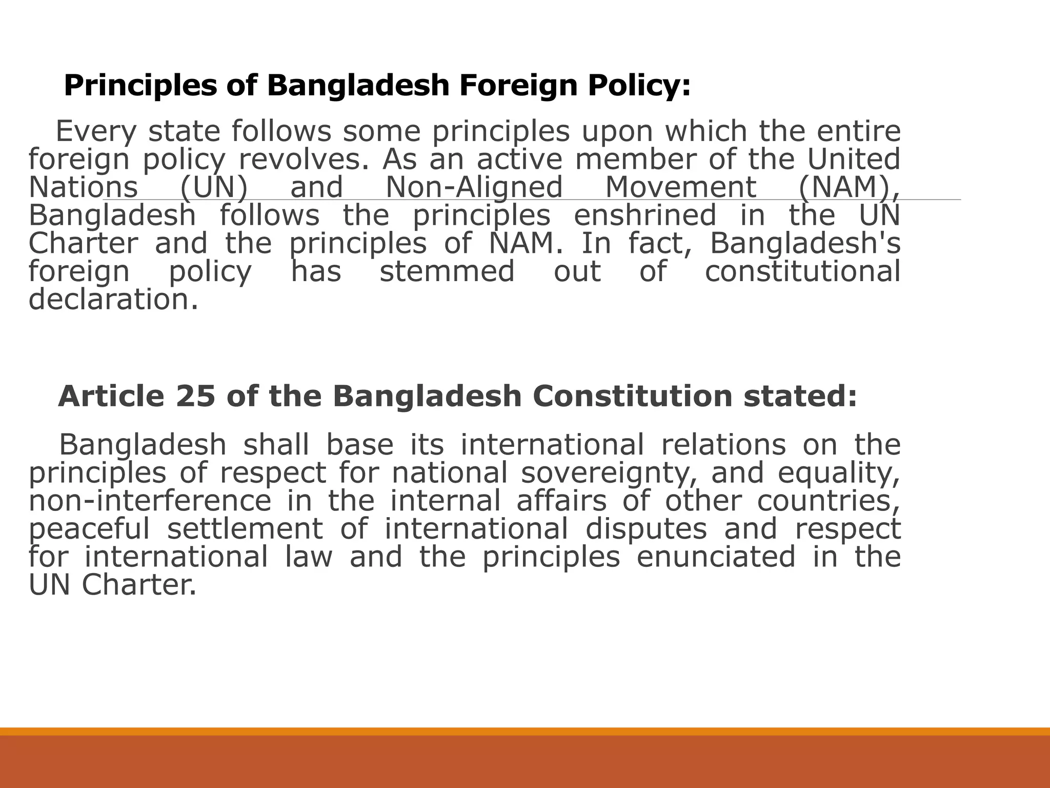 Bangladesh in international affairs | PPTX