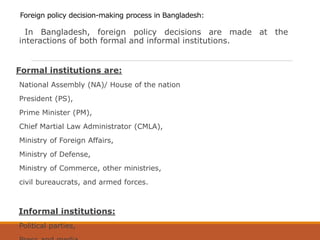 Bangladesh in international affairs | PPT