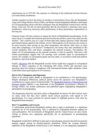 Contributor Profile: Bangladesh - Bangladesh military in un peace ...