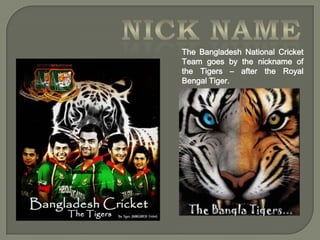Bangladesh national cricket team | PPTX