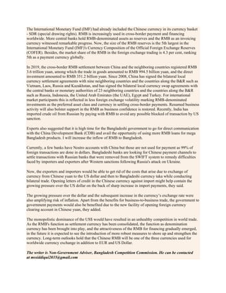 Bangladesh’s cross border transaction in Chinese RMB.pdf