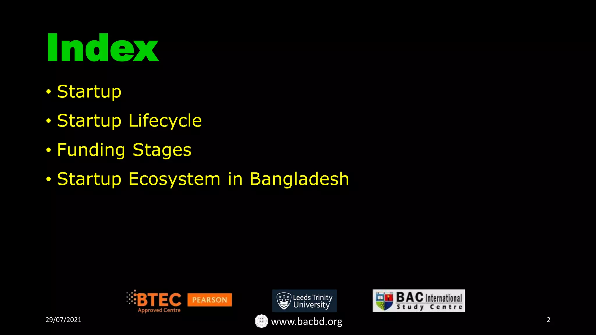 Bangladesh Startup Ecosystem by Zahid Hasan Shovon | PPT