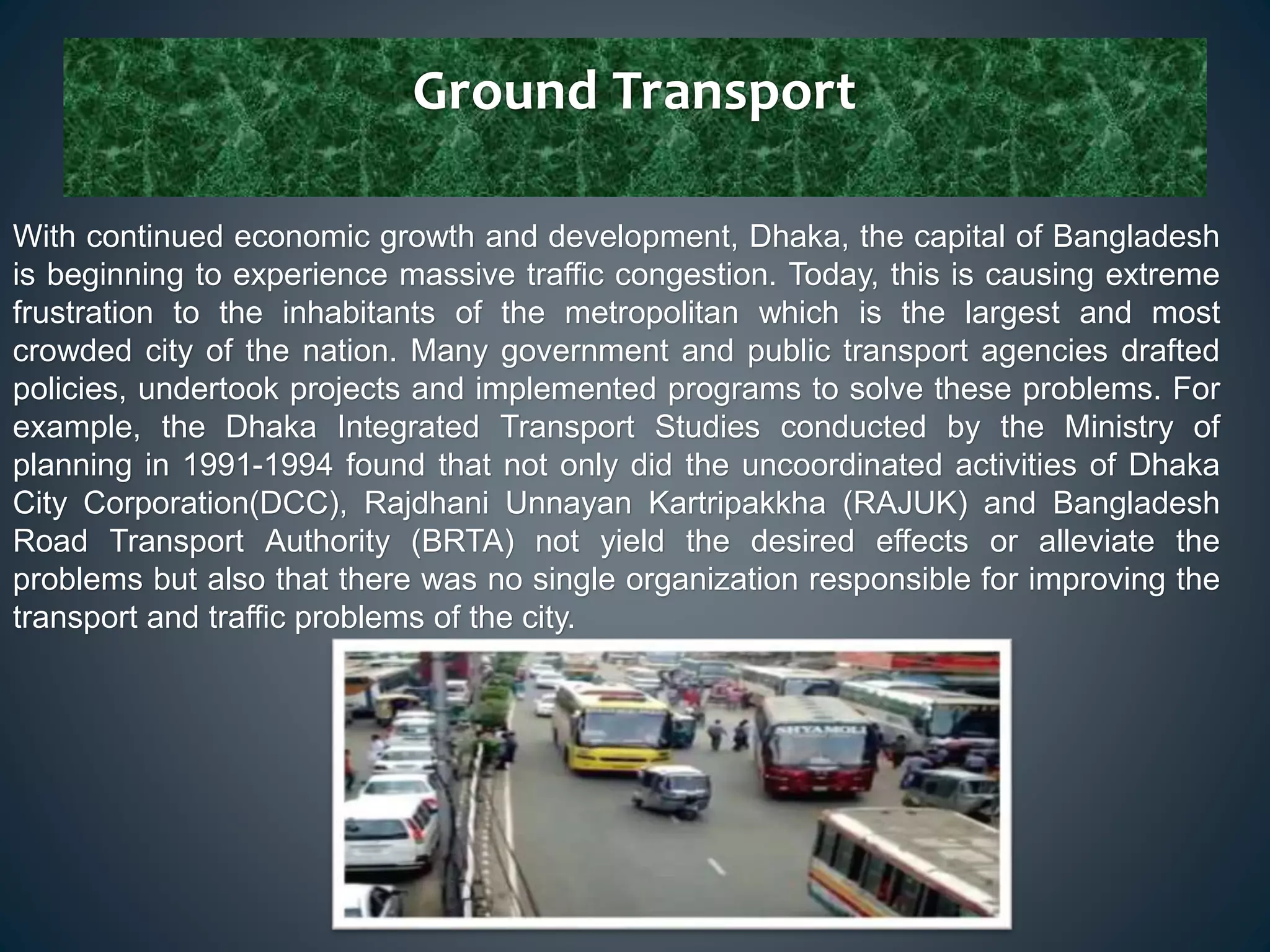Transport in Bangladesh | PPTX