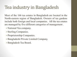 Bangladesh Tea Industry | PPTX