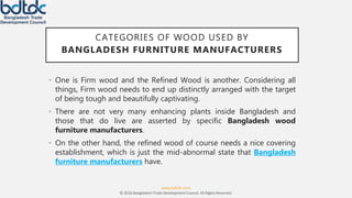 Bangladesh wood furniture - An Insight on the Marketplace | PPTX