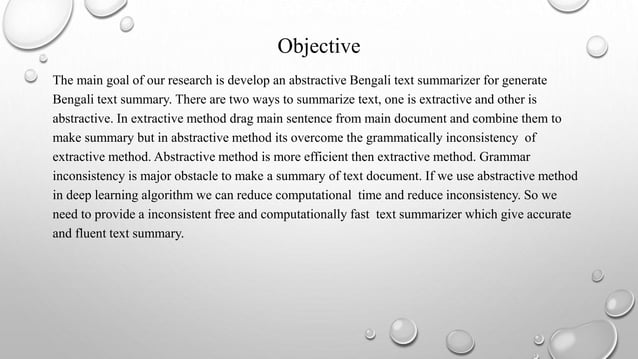 Text summarization using deep learning | PPTX