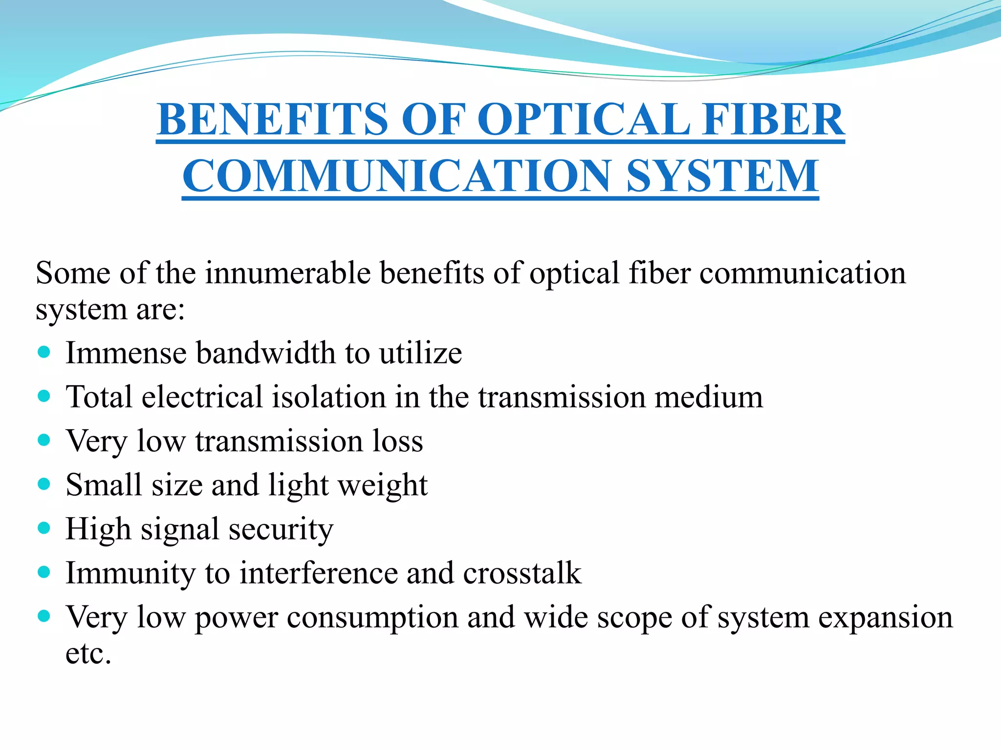 OPTICAL FIBER COMMUNICATION PPT | PPTX