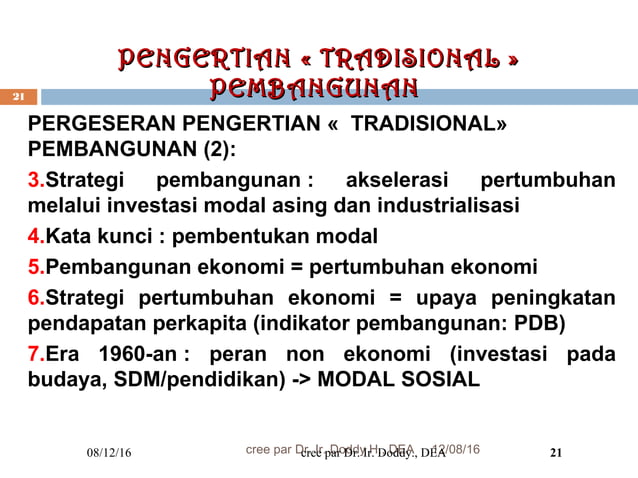 pembangunan modal sosial | PPT