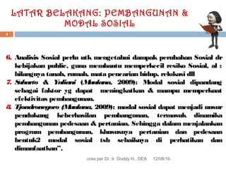 pembangunan modal sosial | PPT