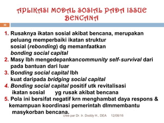 pembangunan modal sosial | PPT