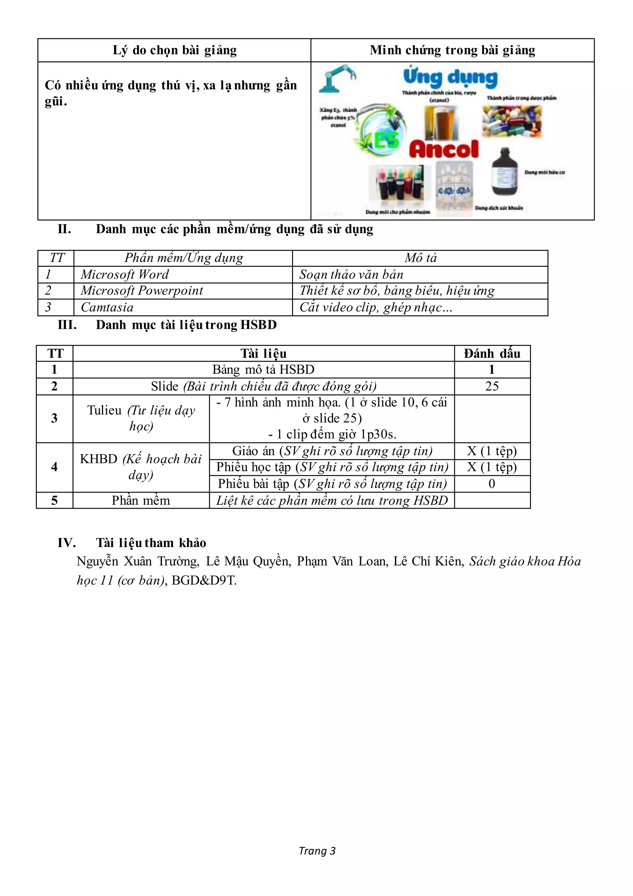 Bang mo ta hsbd ancol tiet 2 | PDF