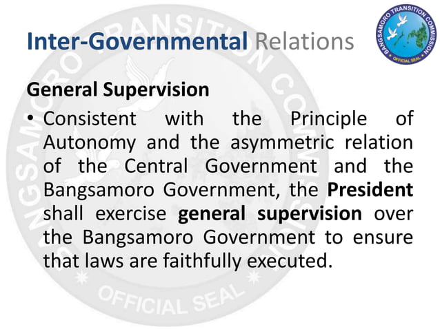 BANGSAMORO BASIC LAW | PPTX