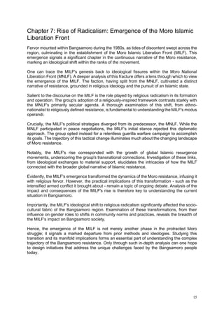 Bangsamoro Unveiled: Triumphs Tribulations and Transformations in the ...
