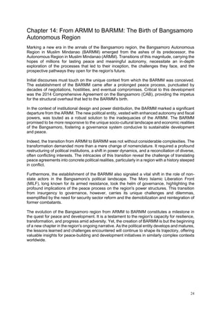 Bangsamoro Unveiled: Triumphs Tribulations and Transformations in the ...