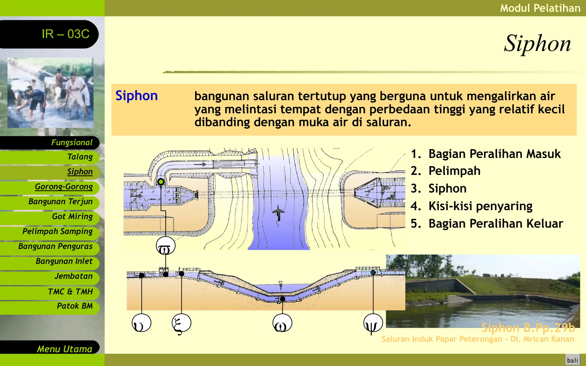 BANGUNAN IRIGASI (Bang. Pelengkap) - Fungsi dan struktur.pdf