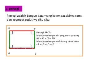 Bangun datar | PPTX