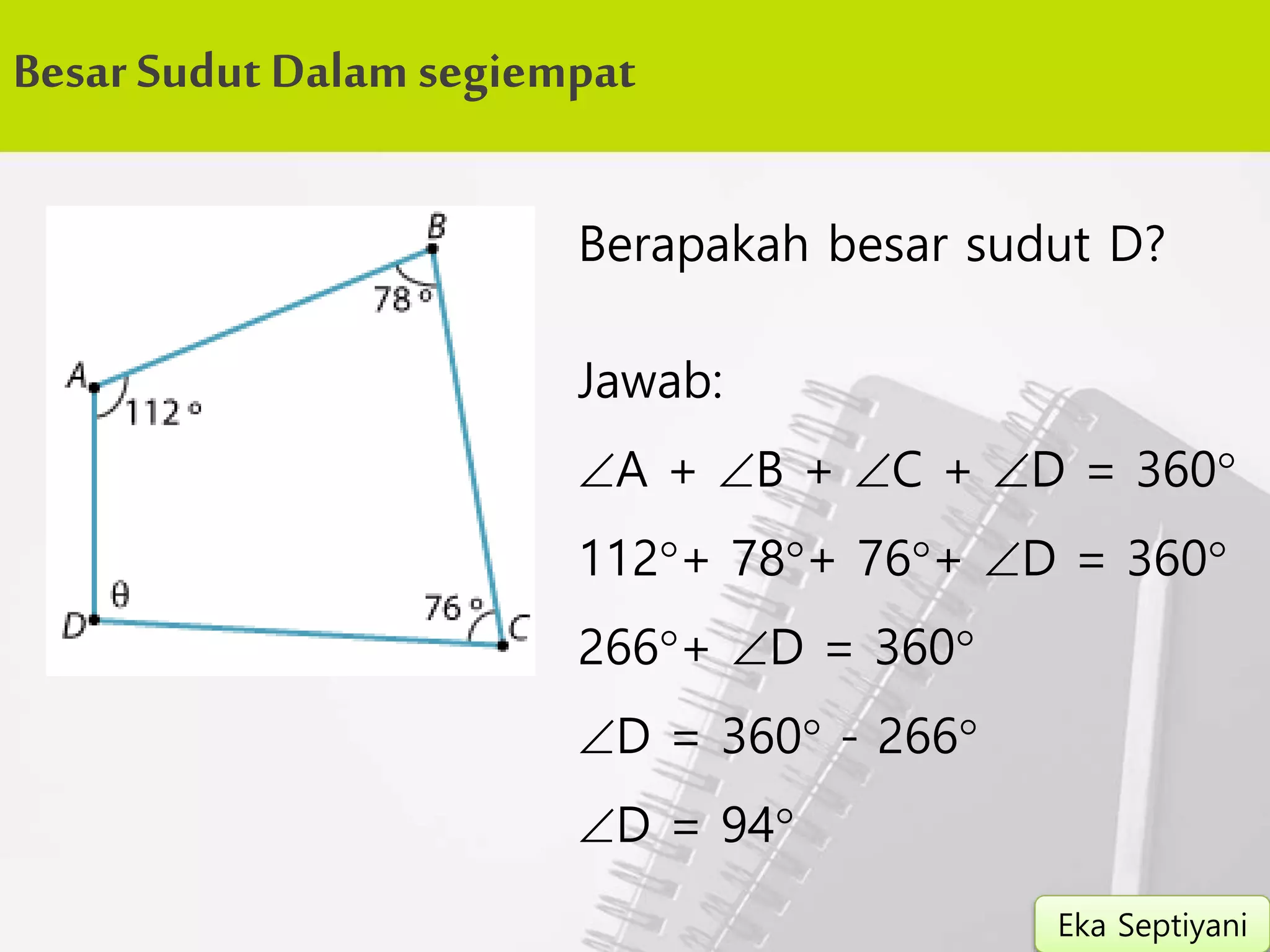 Bangun datar dan sudut | PPTX