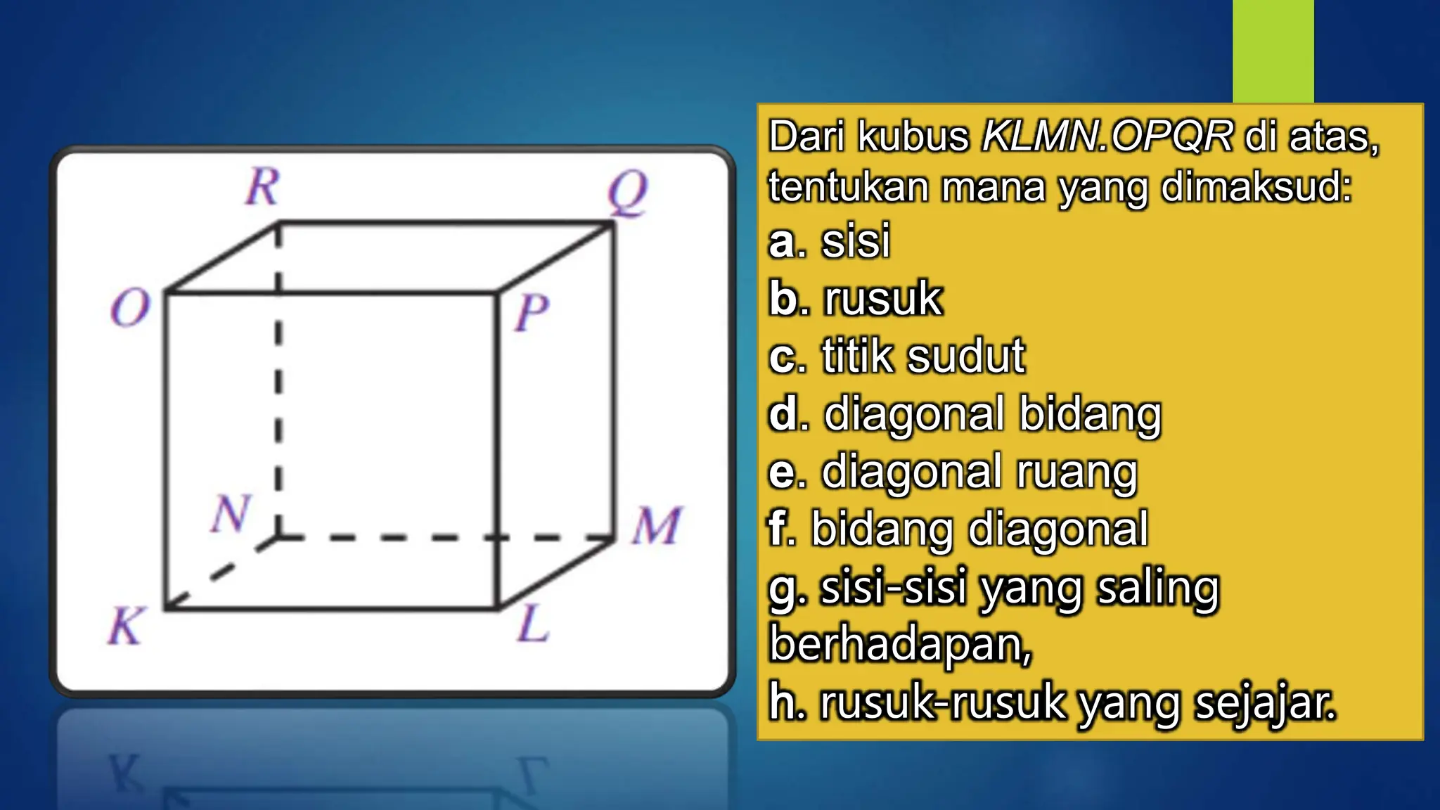 PPT Bangun Ruang Sisi Datar matematika SMP | PPTX