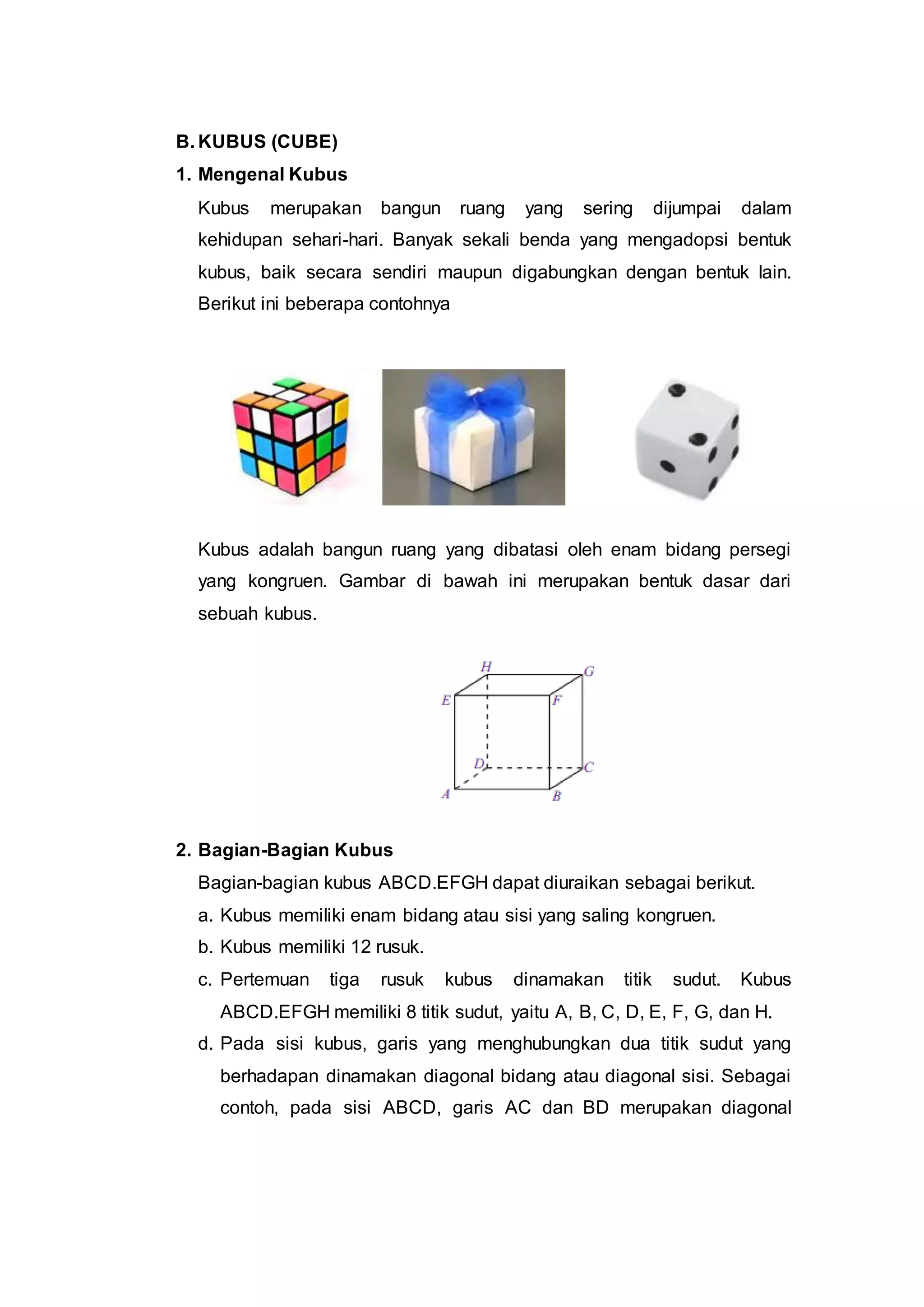 Bangun ruang sisi datar dan lengkung | DOCX