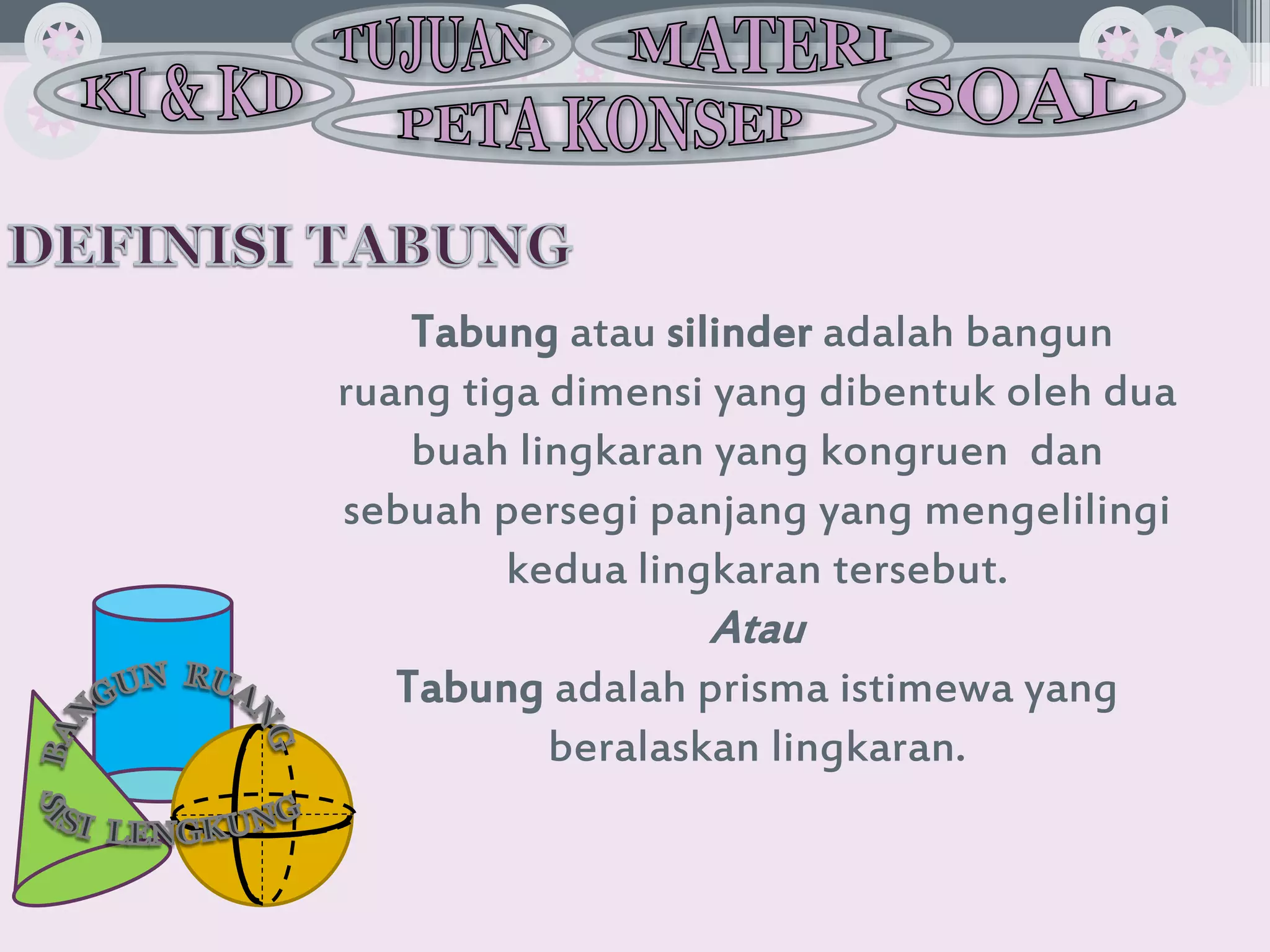 Bangun ruang sisi lengkung | PPTX