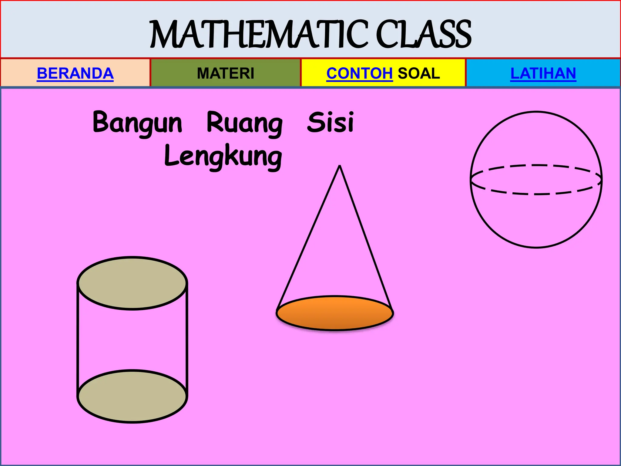 POWERPOINT BANGUN RUANG SISI LENGKUNG TABUNG | PPT
