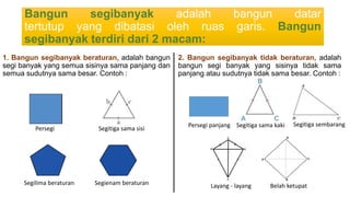 Presentasi tentang bangun segi banyak... | PPTX