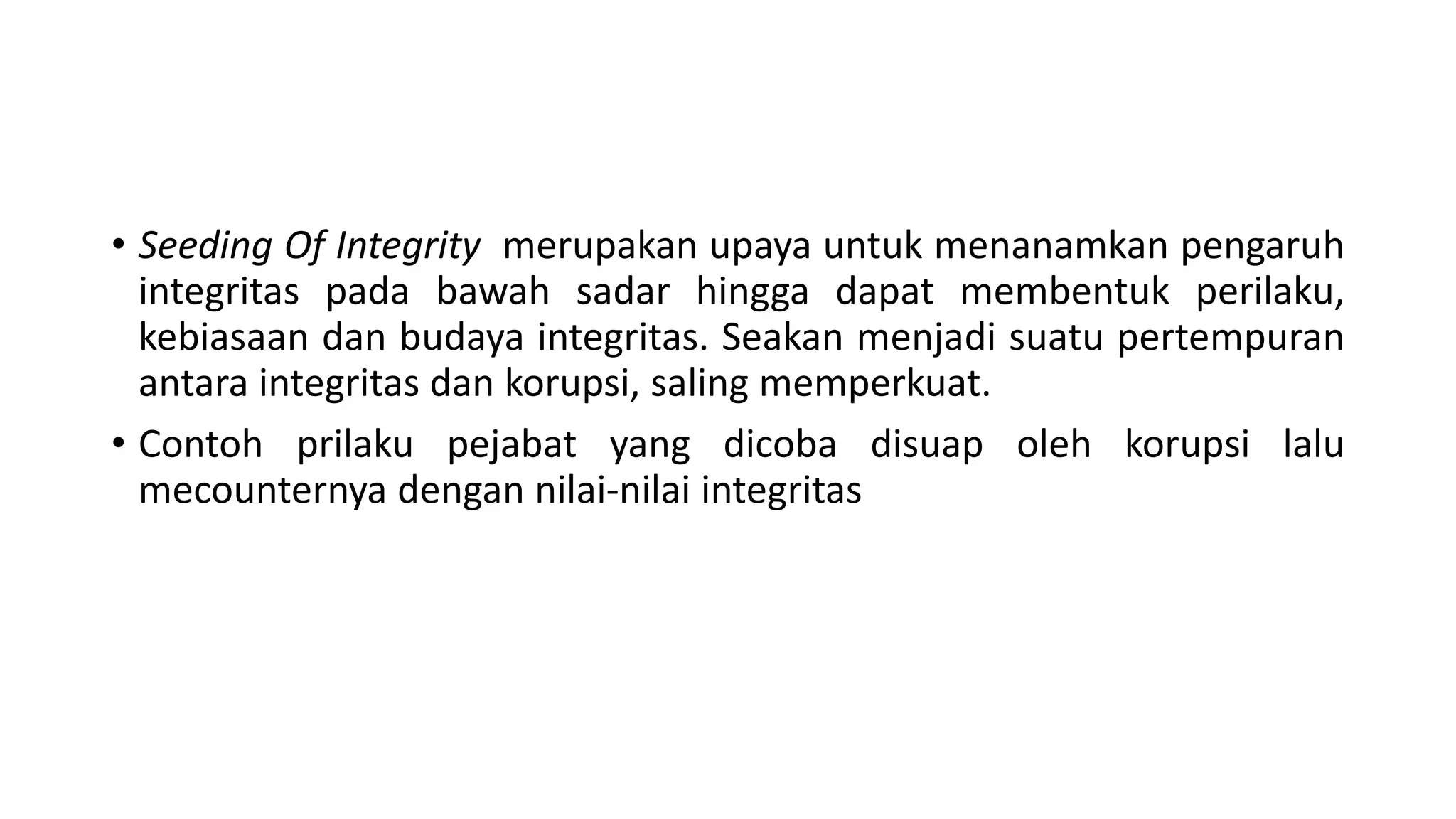 Materi Kuliah Bangun Sistem Integritas dan anti korupsi | PPTX