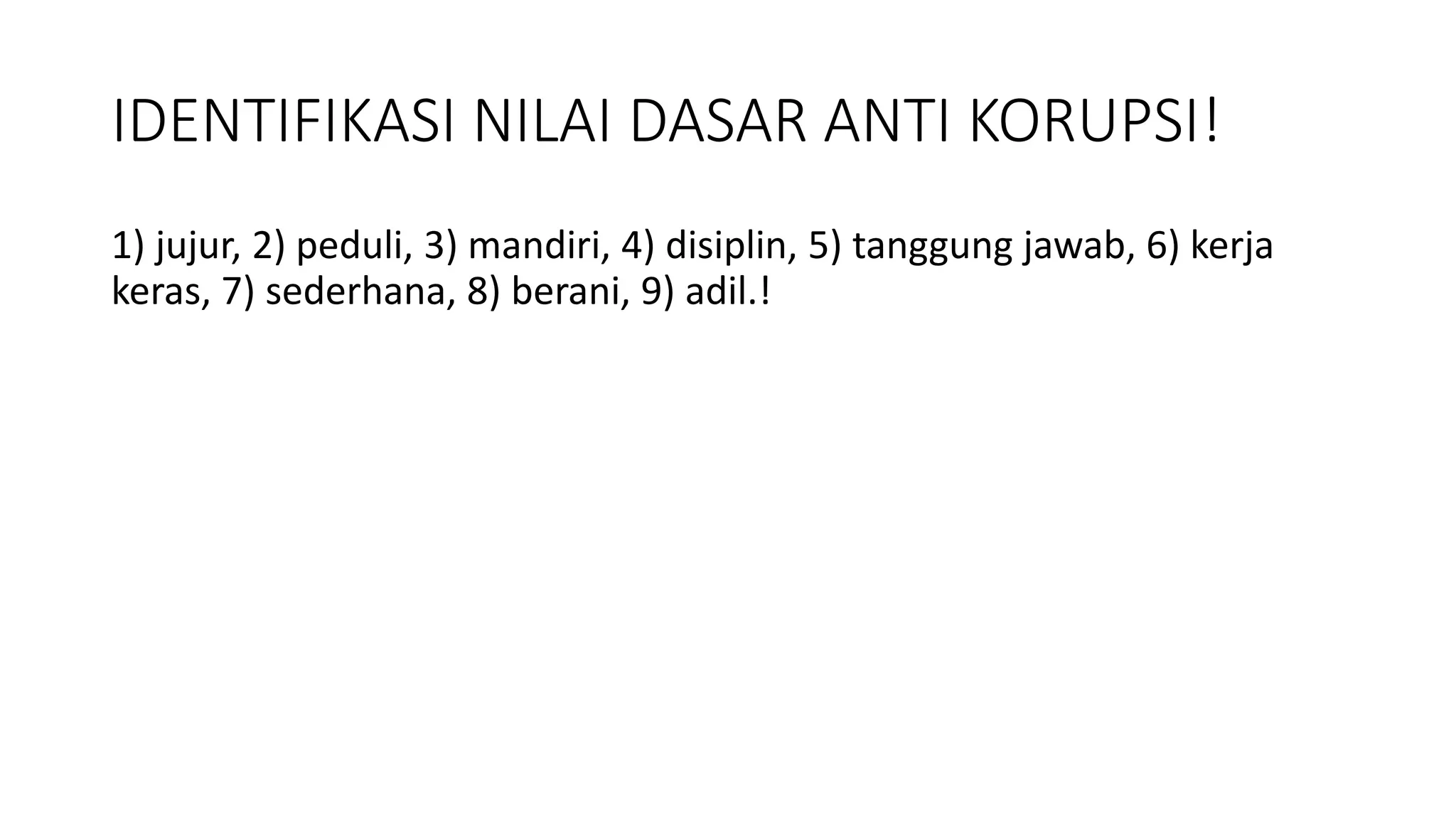 Materi Kuliah Bangun Sistem Integritas dan anti korupsi | PPTX