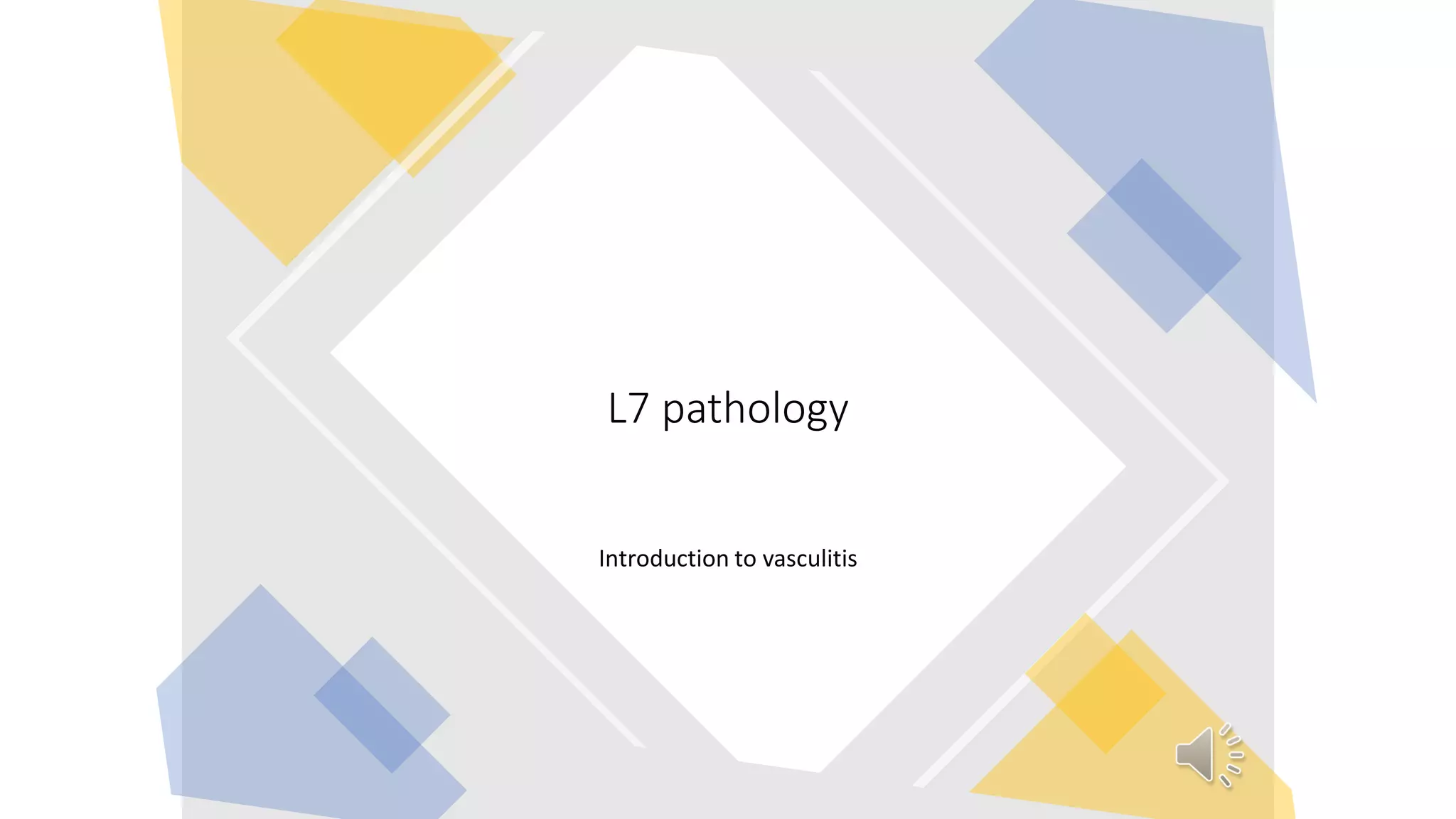 introduction to the pathology of vasculitis | PDF