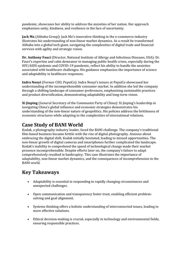 BANI Explained: Unraveling the Key Traits of Modern Complexity - Learn ...