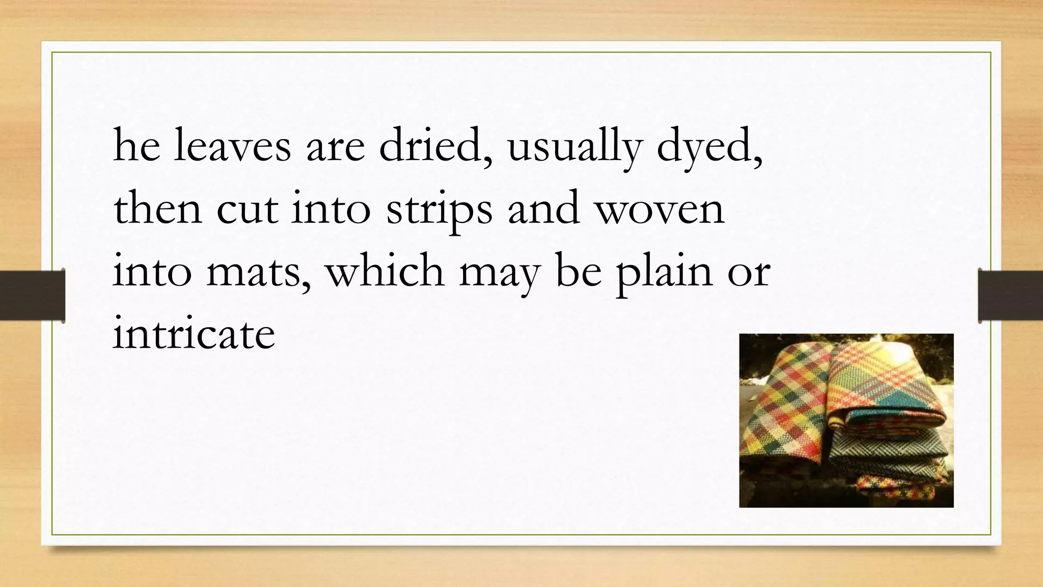 BANIG.pptx | Needlework | Arts and Crafts