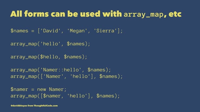 Banishing Loops with Functional Programming in PHP | PPT