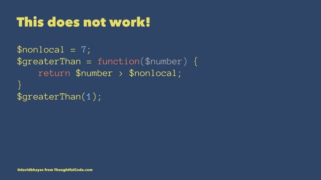 Banishing Loops with Functional Programming in PHP | PPT